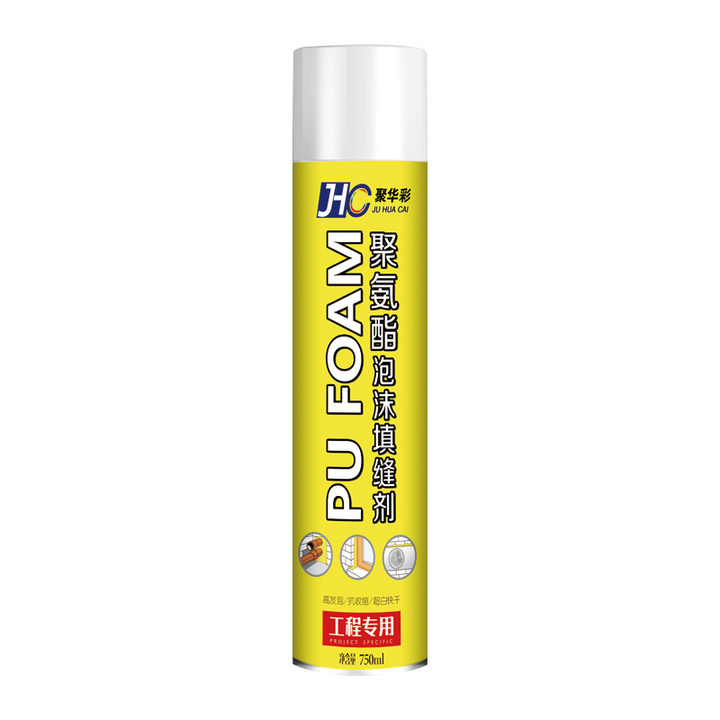 Polyurethane Foam 750ml High Density Expanding PU Hot Melt Adhesives One Component Pu Foam 15 ...