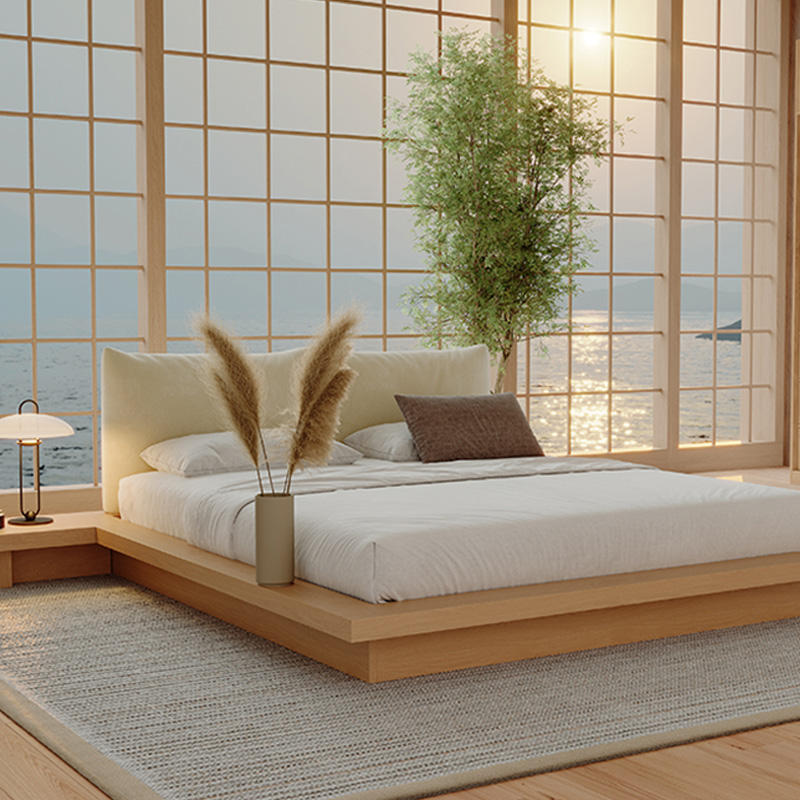 All Solid Wood Japanese Style Tatami Bed - 1.8m Double & 1.5m Low ...