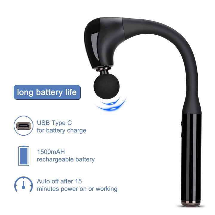 Professional Massage Hammer Long Handled Fascia Gun Muscle Therapy ...
