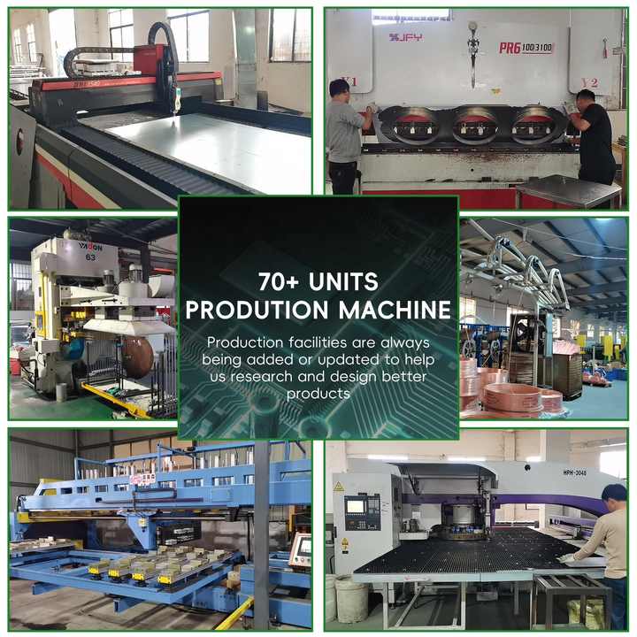 Bescool 2-Fan Air-Cooled Green Shell Condenser - High Efficiency Heat ...