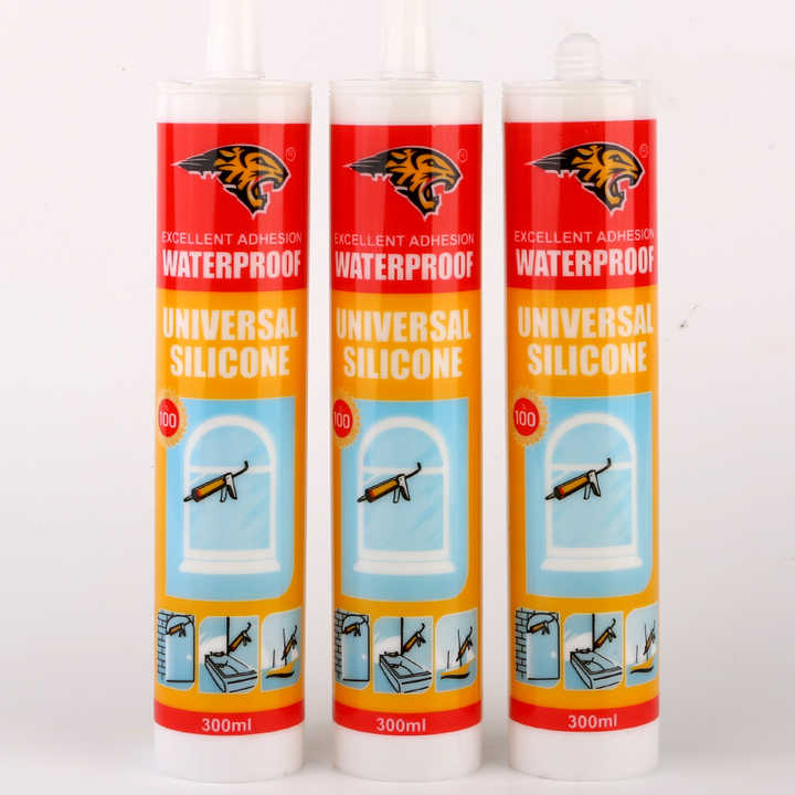 White Glass Glue Weatherproof Silicone Sealant For Aquarium Transparent Acetic Cure Anti-fungus ...