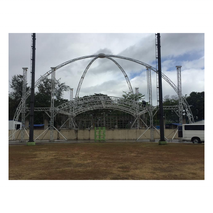 Aluminum curve truss spigot high-quality par light stand used for truss ...