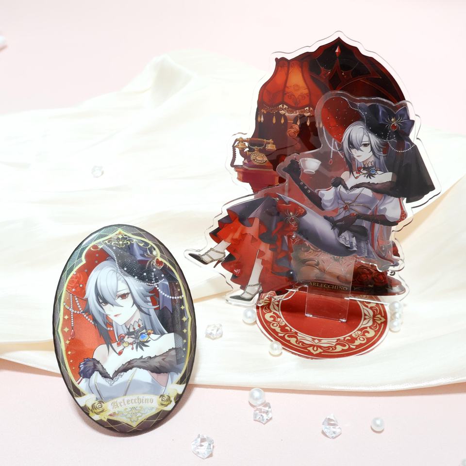 OEM Odm Acrylic Standee Genshin Impact Retro Series Acrylic Stand Cute ...