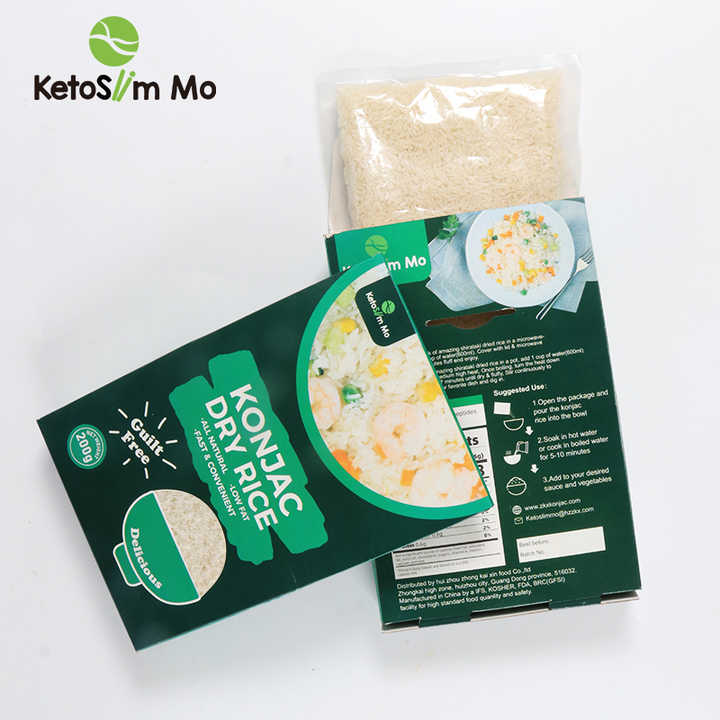 Healthy Low Carb Dry Konjac Rice - Ketoslim Mo Product