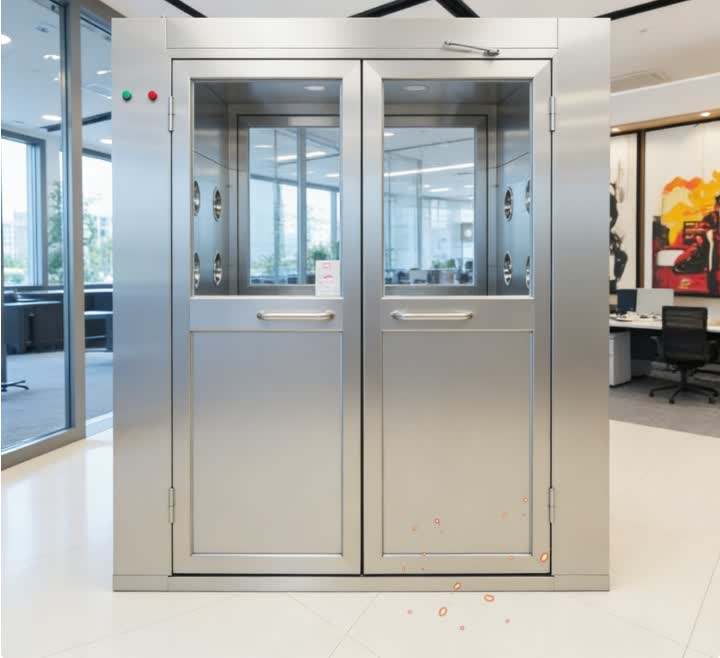 2025 Modular Cleanroom Interlock Air Shower Room Personal Air Shower ...