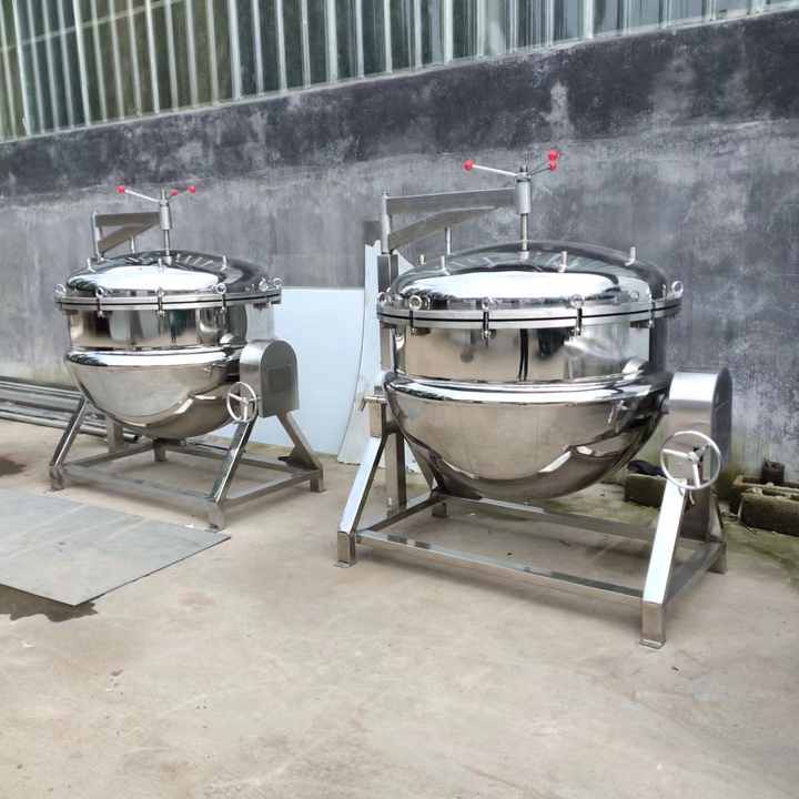 Industrial Beef Jacketed Cooking Kettle - High Pressure