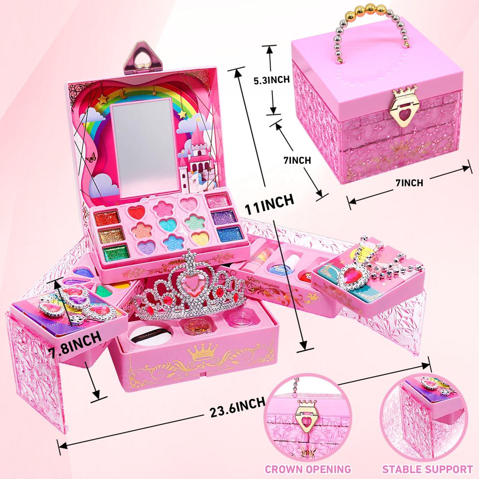 Princess Makeup DIY Bead Bracelet Making Kit for Girls Play Game ...