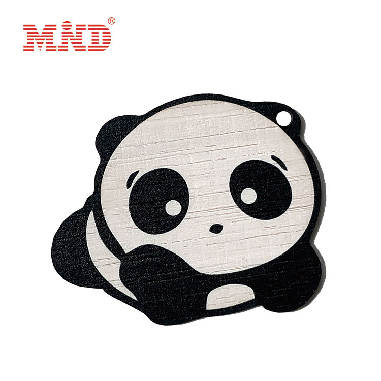Panda Shape Wooden NFC Tag - Access Control Solutions