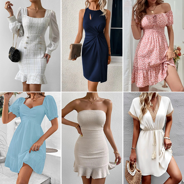 On Sale Shein Bales Bulk Organic Cotton Dresses | Alibaba.com