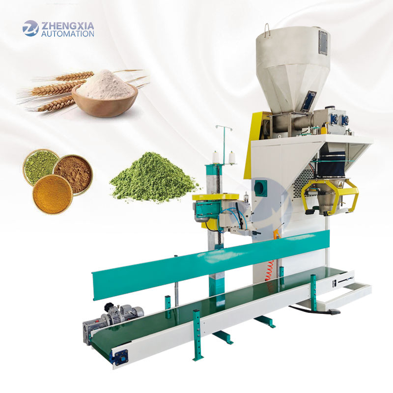 Gravity Feed Semi-automatic Bagger 5kg 25kg 50kg Cement Wheat Flour Packing Machine Wheat Flour ...