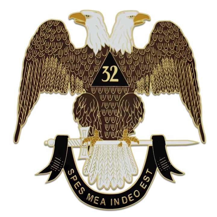 Freemason Eagle Symbol - High Quality Double Headed Badge
