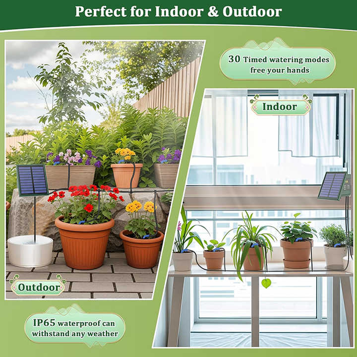 Solar Drip Irrigation System for Garden - Automatic Watering