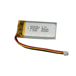 NOVACELL 402040P polymer battery 3.7v 350mAh with NTC for wearable robots