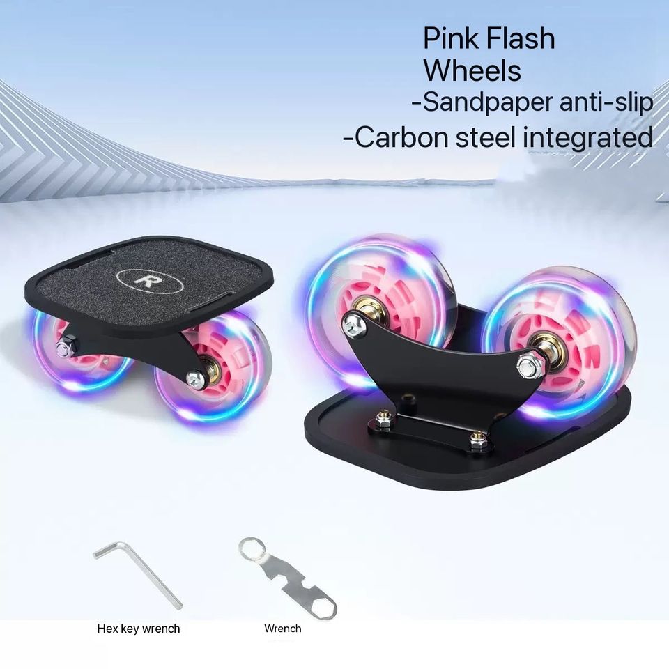 Split Freeline Drift Board With Flashing PU Wheels for Adult Beginner ...