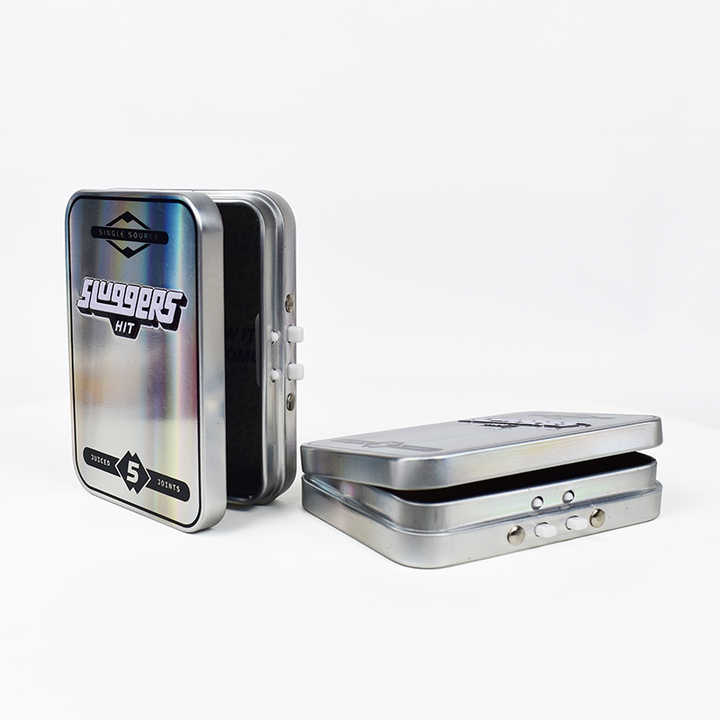 Custom Candy Metal Can with Holographic Coating & Childproof