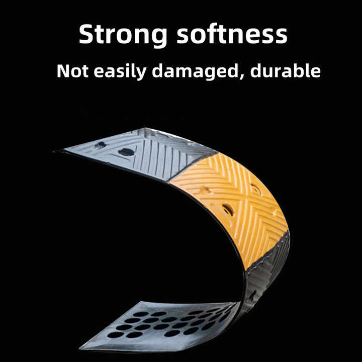 High Strength Driveway Rubber Speed Bumps Install Deceleration Strip ...