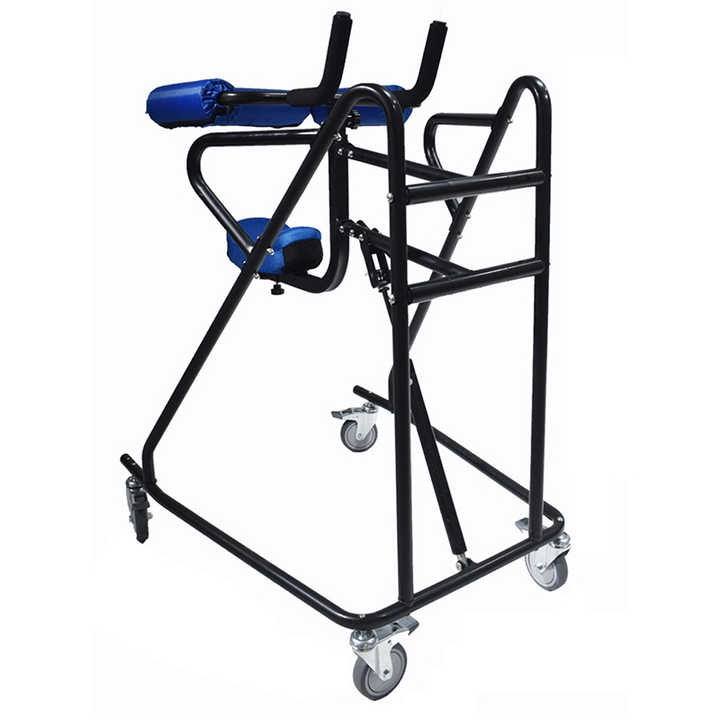 Hemiplegia Walker Stand Frame with Seat Wheel Rehabilitation Device ...