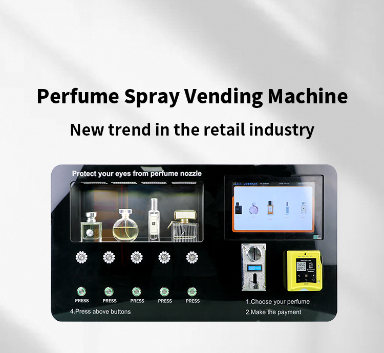 Perfume Machine - Perfume Vending Machine - Smart Spray & Payment