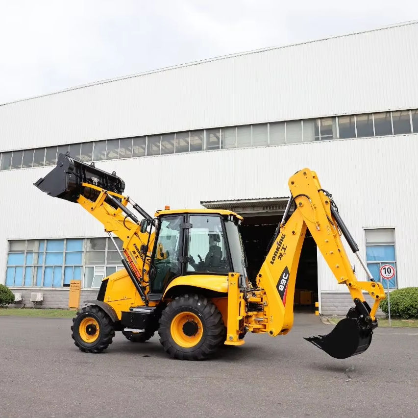 Backhoe Loaders Lonking 83C Chinese Backhoe Loader Front End Wheel ...