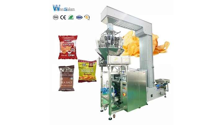 Automatic Multifunctional Potato Corn Chips Snacks Machine