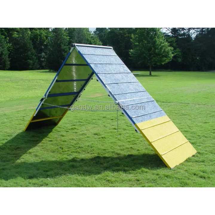 Professional Outdoor Dog Agility Equipment A-Frame 7FT Foldable Pet ...