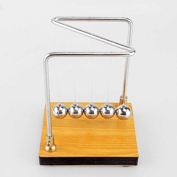 Newton's Cradle Collision Balls - Educational Physics Experiment