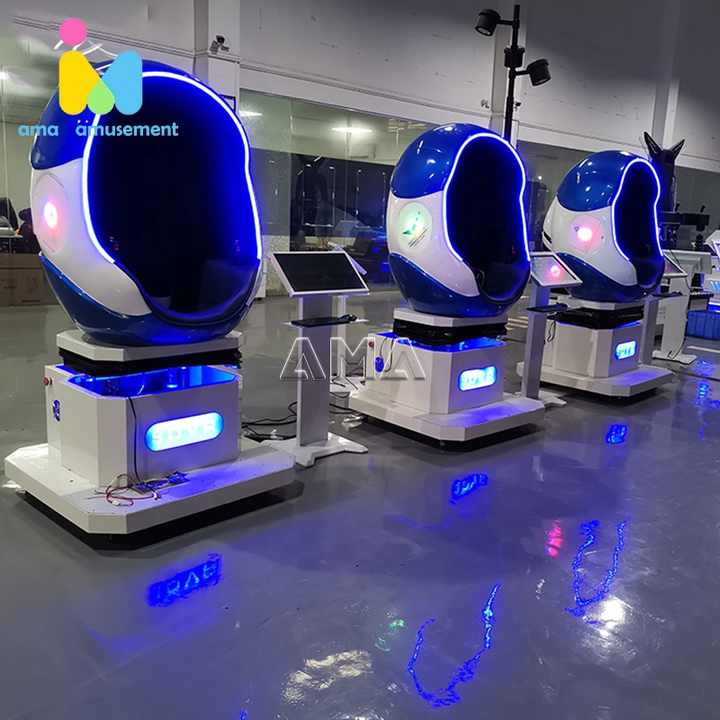 AMA Single Egg Chair 9D VR - Ultimate Roller Coaster Experience