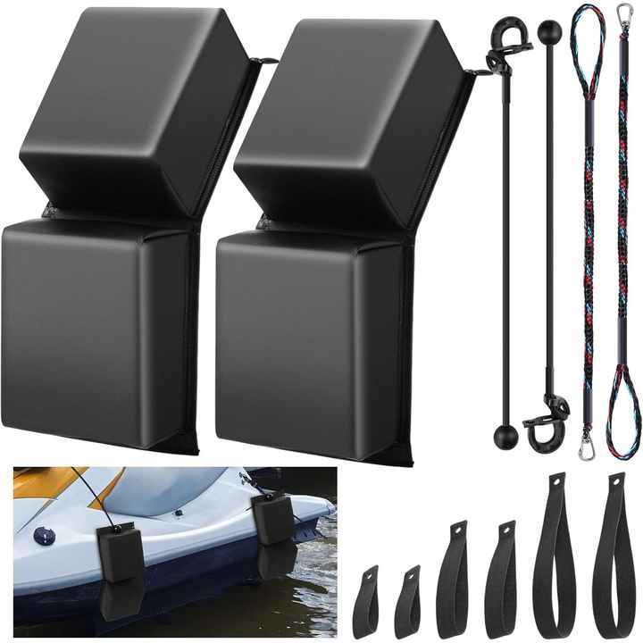 Innconee 2 Pack PWC Fender Boat Dock Bumpers for Docking Fender with 2 ...