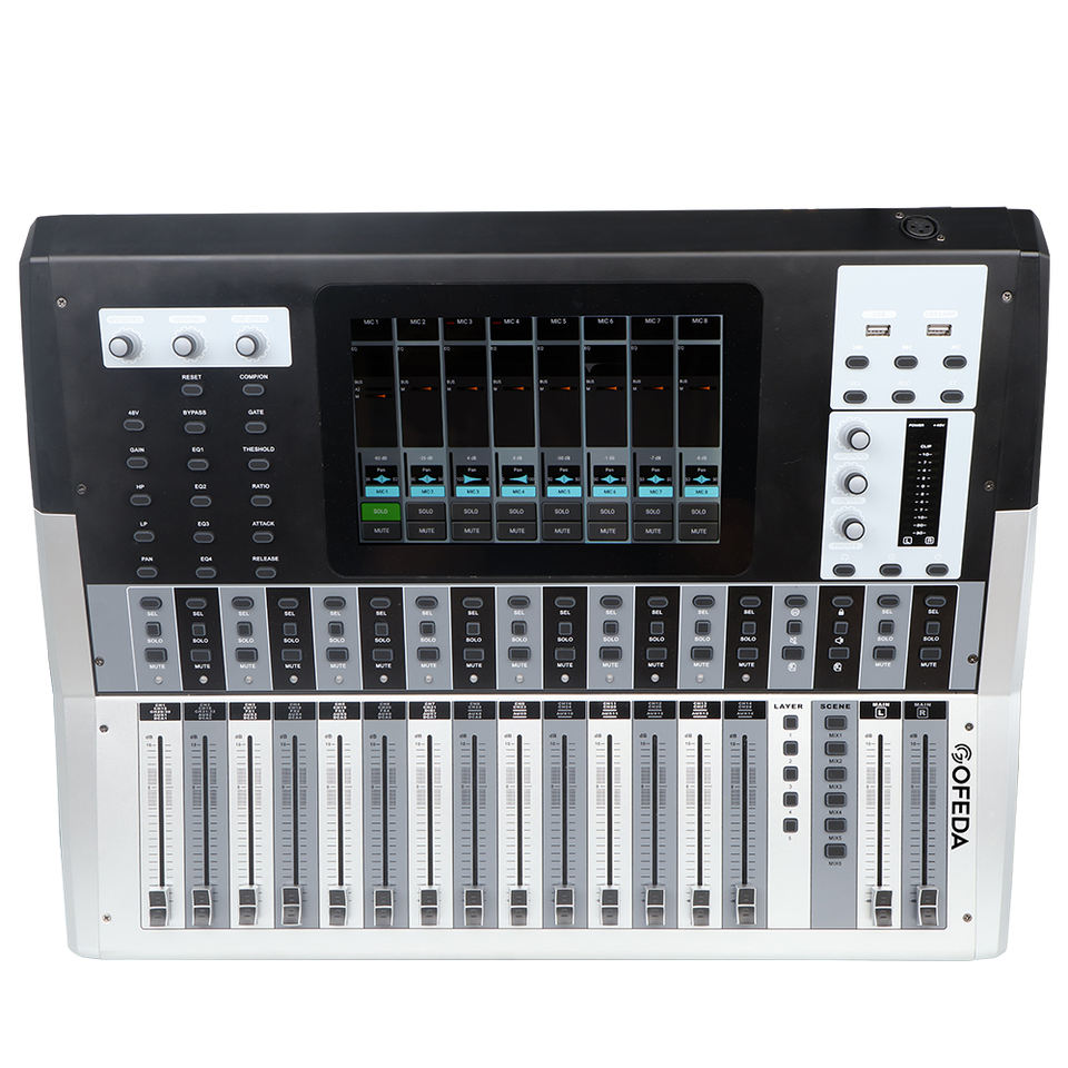 DM32 Professional Digital Mixer - 32 Channels USB Console with Built-in ...