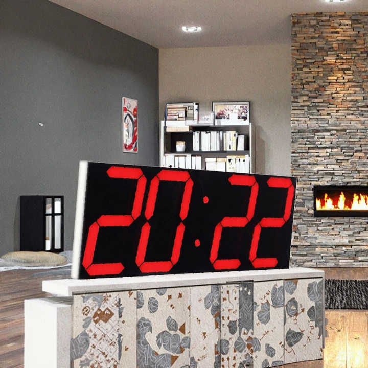 Industrial POE NTP Network Digital Wall Clock with Auto Time Sync ...