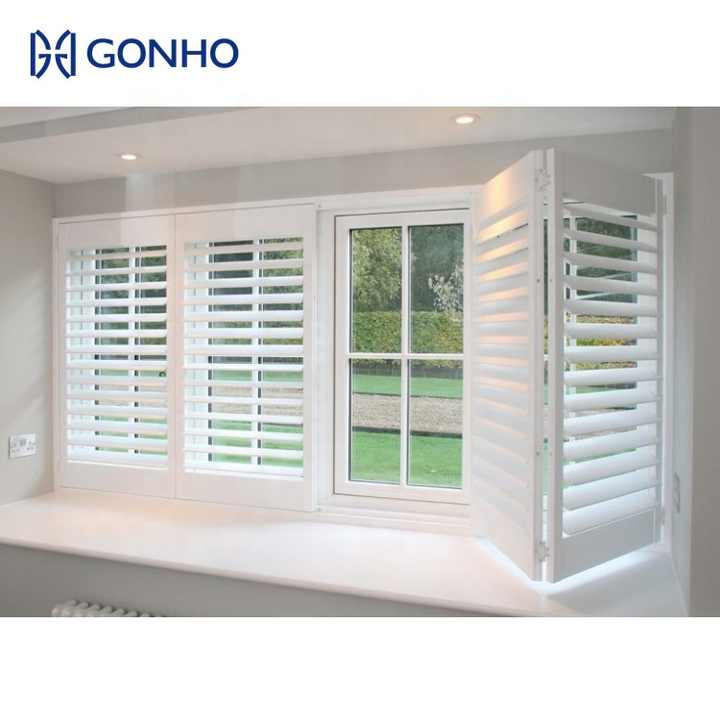 GONHO Exterior Shutters Vertical Hurricane Proof Window Sound ...