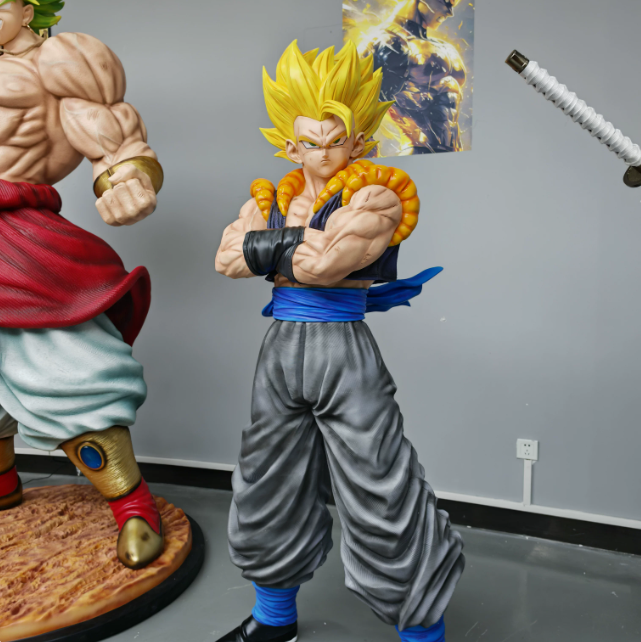 High-Quality Resin Anime Figure Statue Super Saiyan Fusion Warrior ...