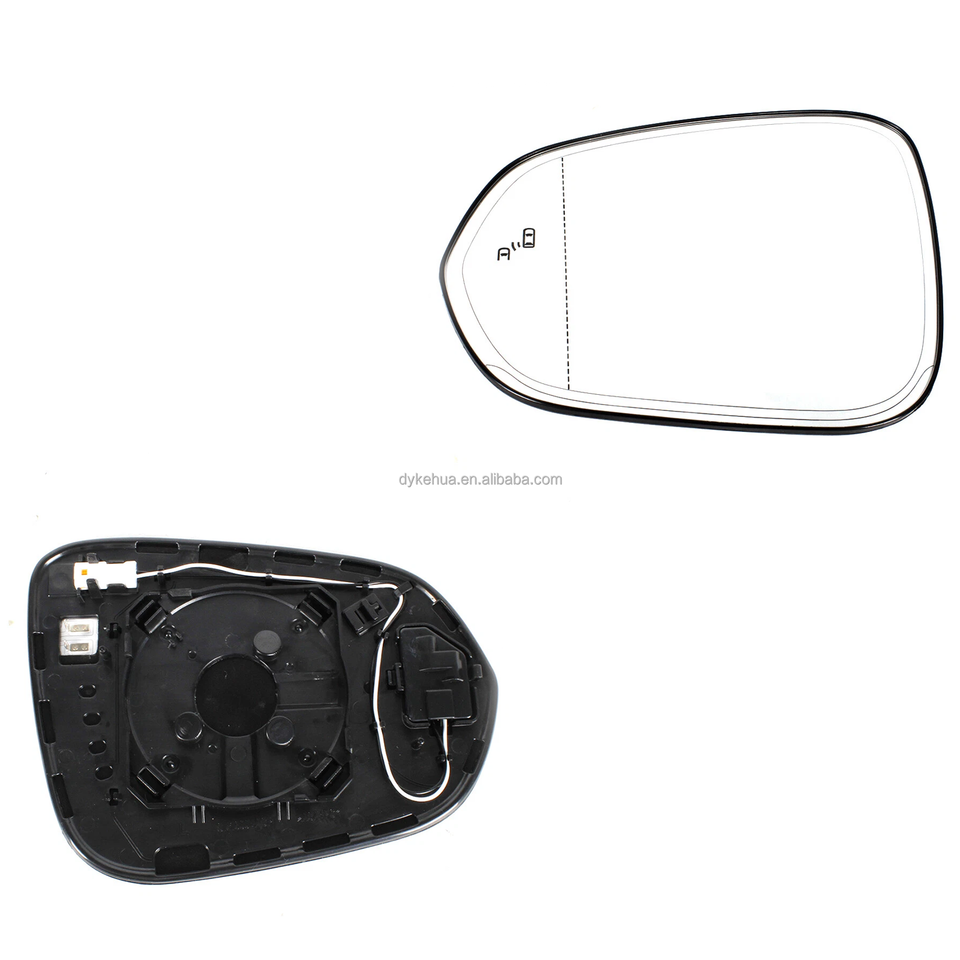 Blind Spot Heated Left Driver Side Mirror Glass ABS for 2016-2020 Lexus ...