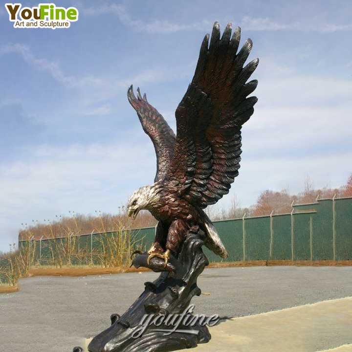 Outdoor Garden Decor Life Size Bronze Metal Hawk Sculpture| Alibaba.com