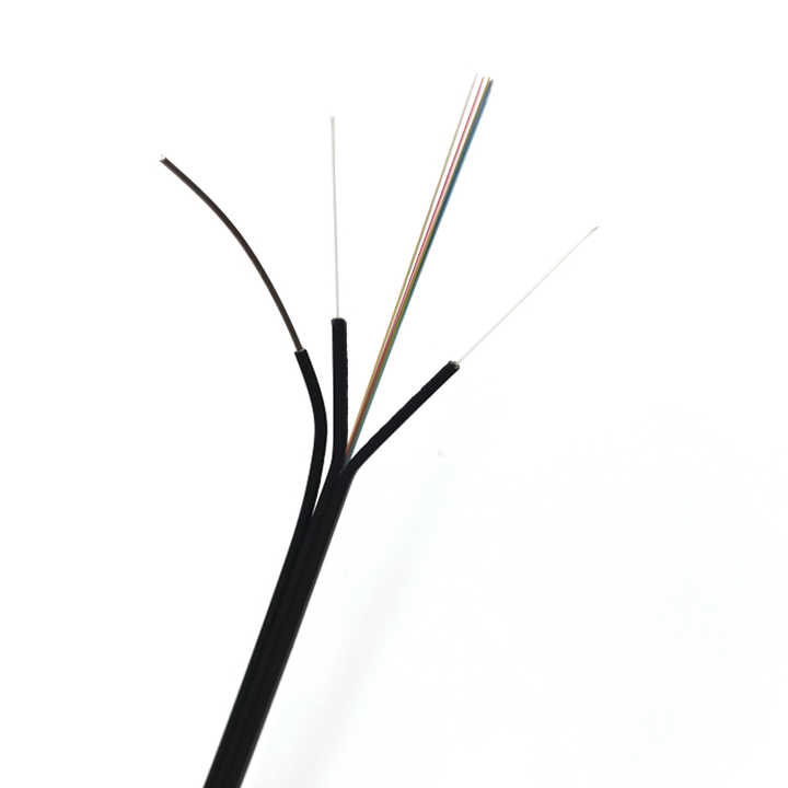 Outdoor GJYXCH FTTH Drop Fiber Optical Cable FRP 1 2 4 Core G657A2 ...