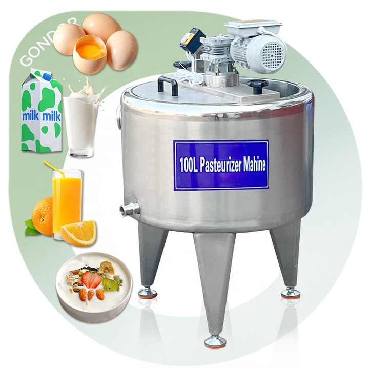 Mini 1000 Liter Milk Fruit Juice Pasteurizer - High-accuracy