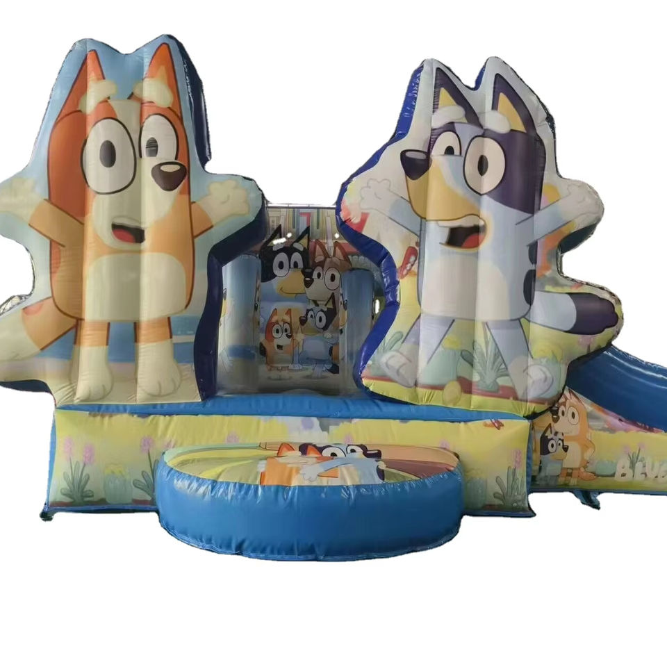 Mini Indoor or Outdoor Inflatable Bluey Bouncer Jumping Castle Bounce ...