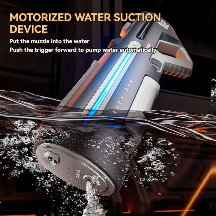700ml Electric Water Gun with LED Lights - Fun & Absorption