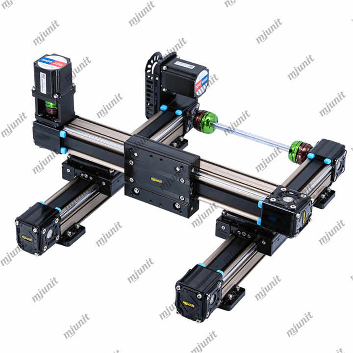Mjunit Line Drawing , Glue Coating and Glue Spraying Synchronous Belt Linear Guide Xy Axis ...