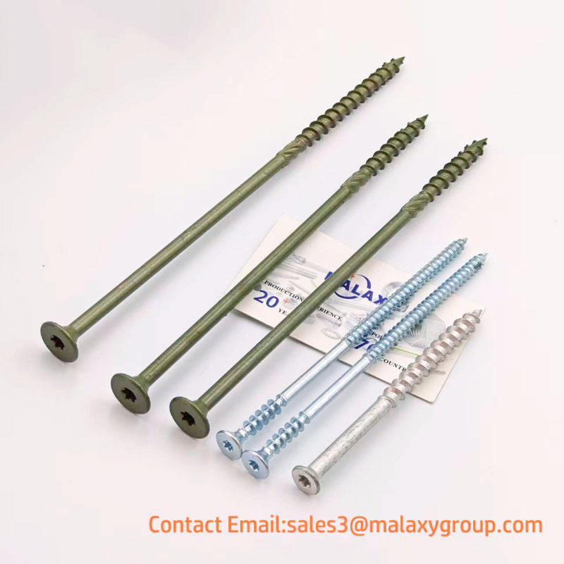 MALAXY Different Types of Decking Screws #9 2 Inch Deck Board Hidden ...