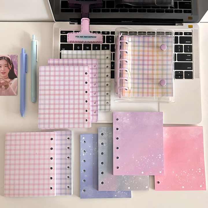 Shop Our New Style Korean Transparent PVC Soft Shell A7 Binder