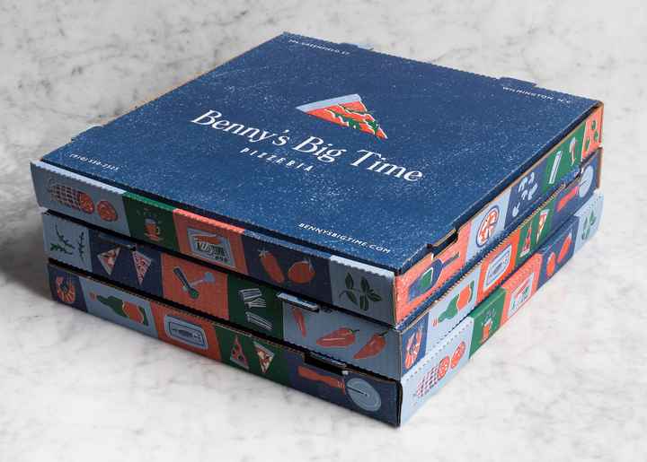 Luxury Biodegradable Pizza Box Packaging - Customizable