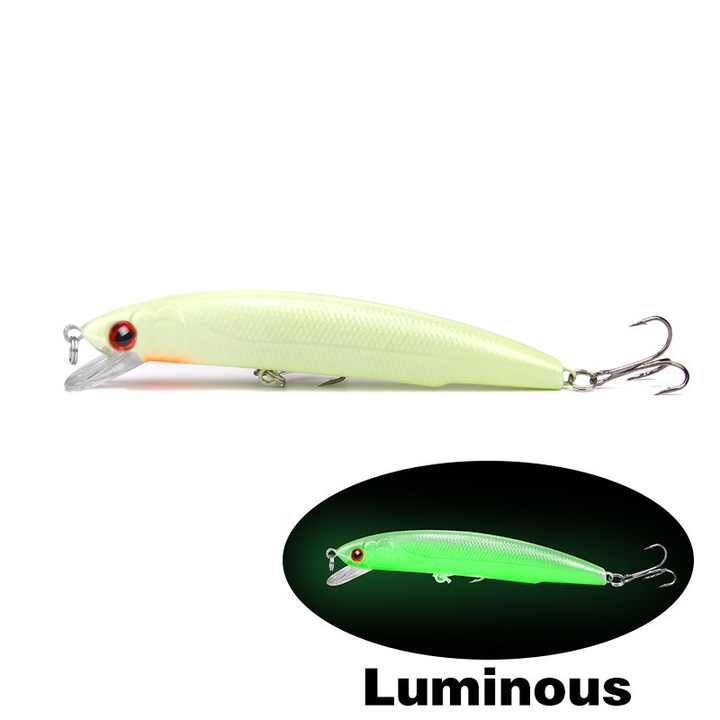 Luminous Minnow Fishing Lure 17g / 12cm Fishing Lure Simulation Fish ...