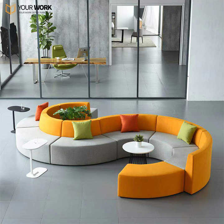Modern Office Sofa Business Library Modular Sofas Waiting Room Hotel ...