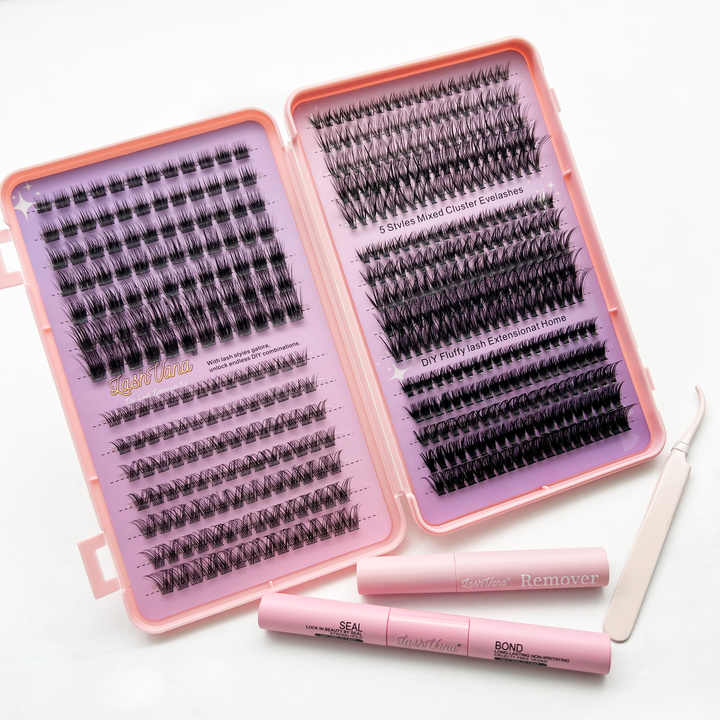 Wholesale Pre Cut Segmented Eyelashes - DIY Lash Kit