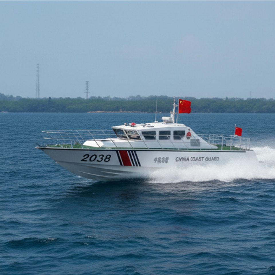 Grandsea 21m/69ft Aluminum Government Boat High-speed Patrol Boat Coast ...