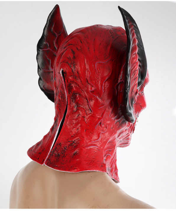 New Material Devil Mask Spooky Demon Long Ear Monster Horror Cosplay ...
