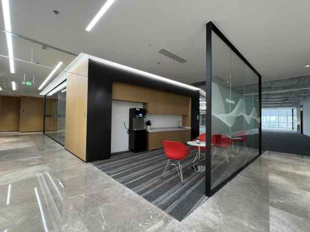 Frameless Clear Transparent Glass Partition Wall for Office