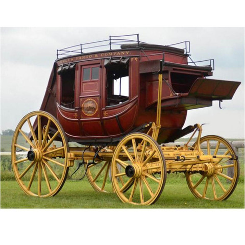 Luxury Gold State Coach Horse Drawn Carriage With Electric Power - Buy ...