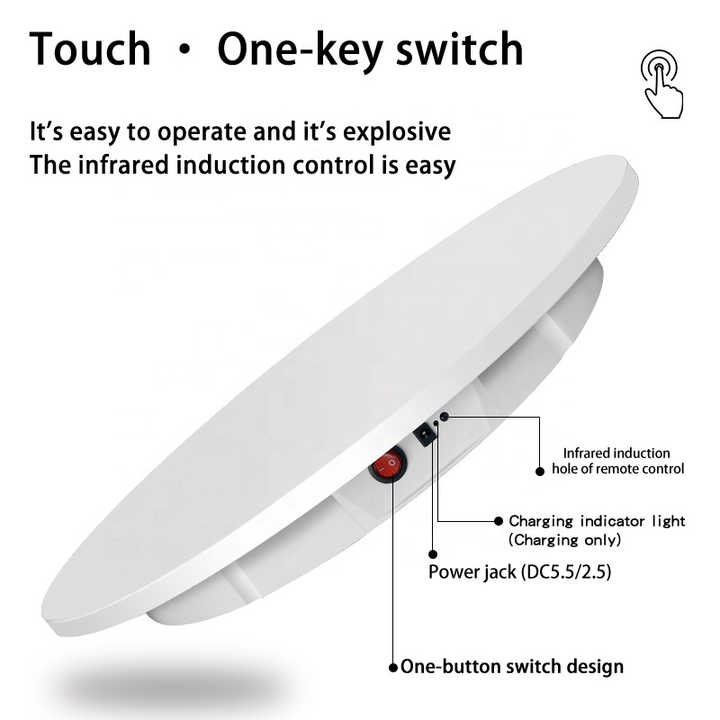 150KG Motorized 60cm Display Stand for Photography & OEM/ODM